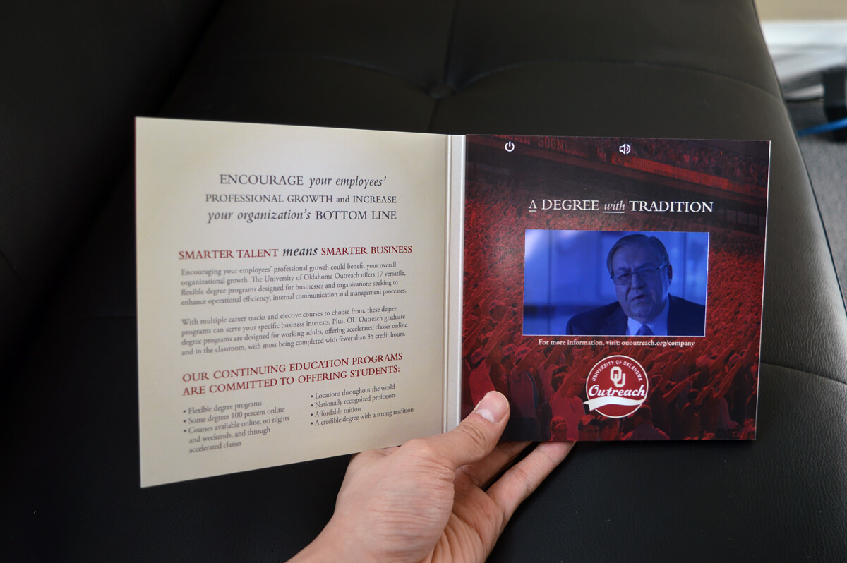 Custom LCD Video Mailer | videoCARD | bigDAWGS Promotions