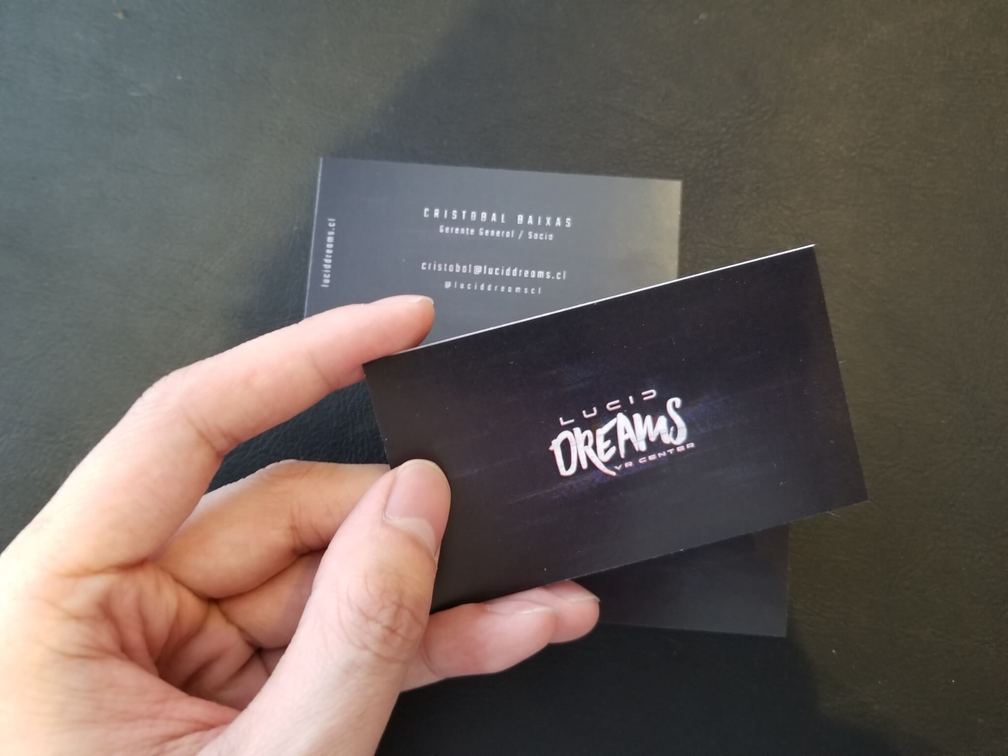 Lucid Dreams VR Center NFC Business Card - bigDAWGS