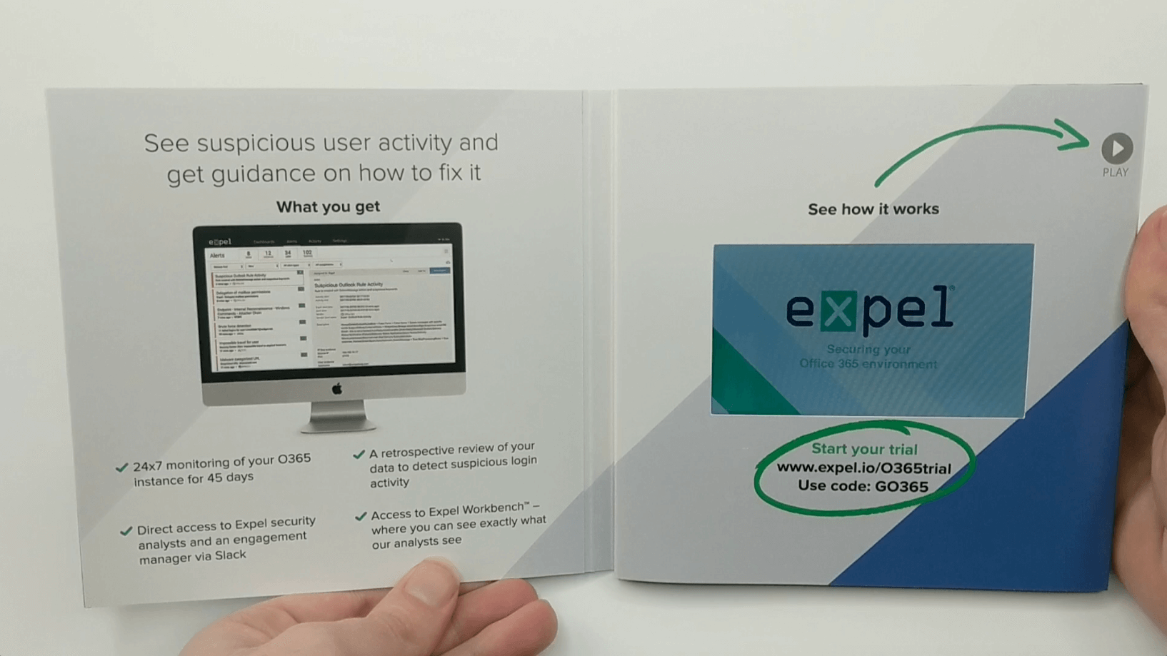 Expel Custom Video Business Card - bigDAWGS