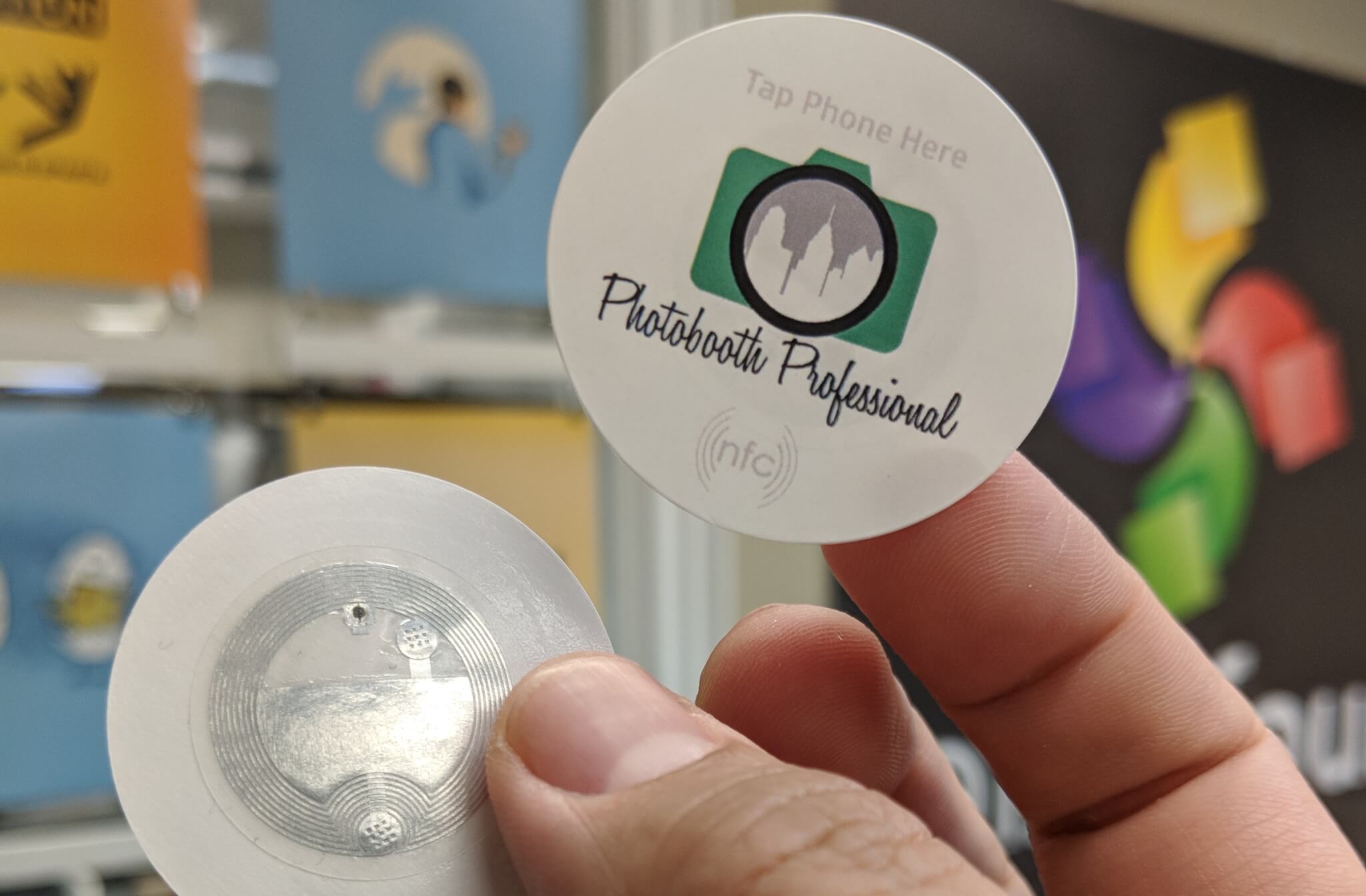 Photobooth Professional Customized Sticker Tag with NFC - bigDAWGS