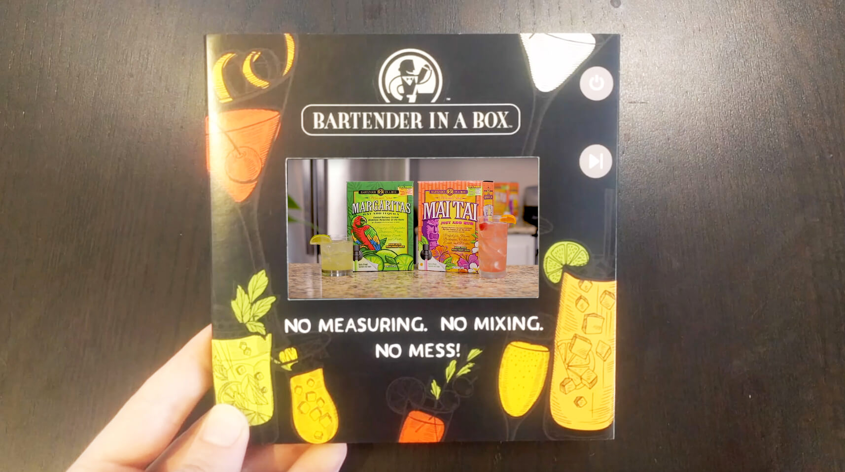 Bartender In A Box Point Of Sale Video Shelf Talkers - bigDAWGS